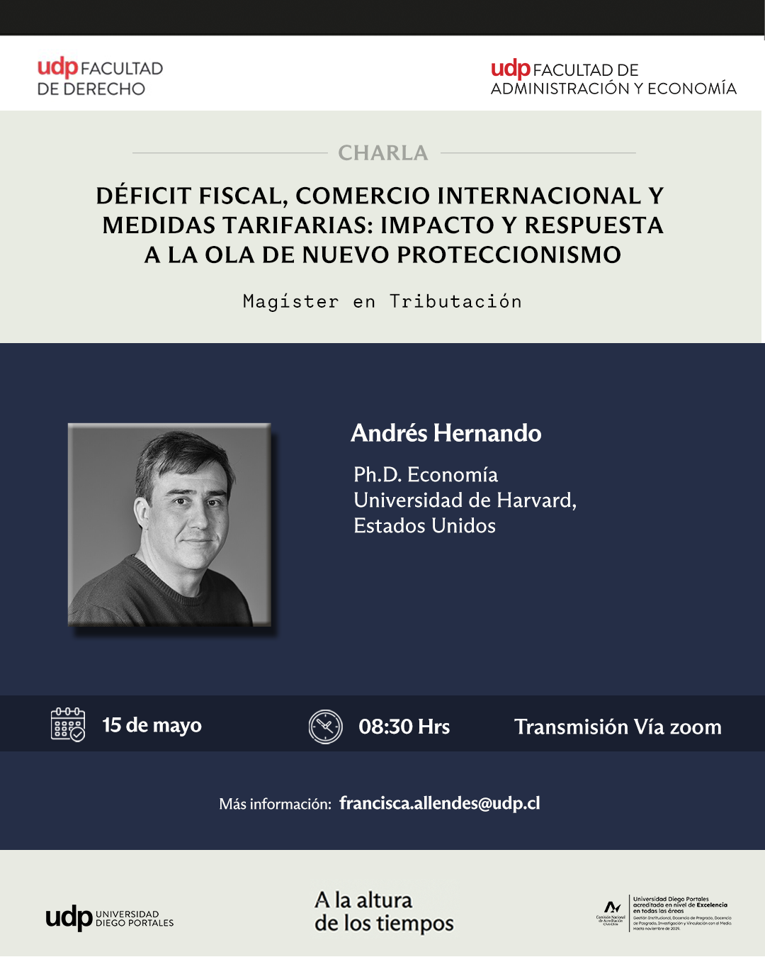 Charla Magíster en Tributación I Déficit fiscal, comercio internacional ...